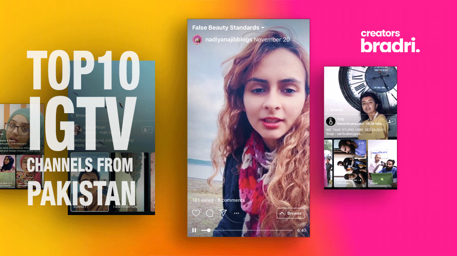 Top 10 IGTV Channels From Pakistan | Bradri.