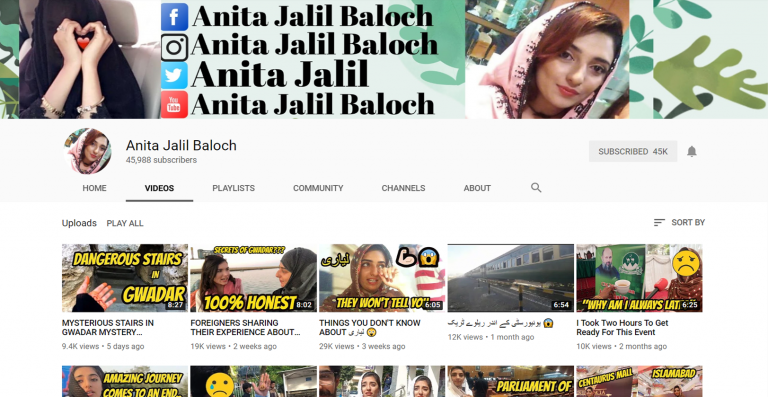 Most Popular Pakistani Female Vloggers on YouTube | Bradri.