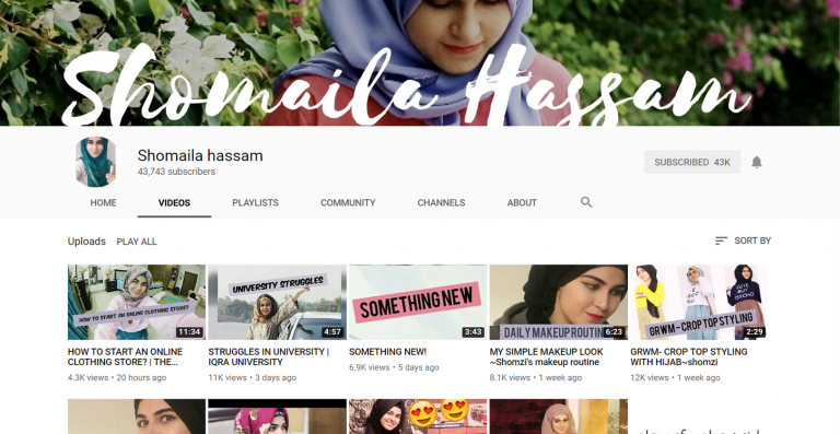 Most Popular Pakistani Female Vloggers on YouTube | Bradri.